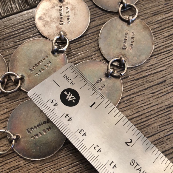 Metal Pointu’s | Jewelry | Vintage Metal Pointus Modernist Disc ...